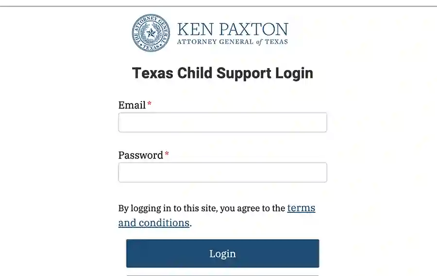 Child support custodial parent login childsupport.oag.texas.gov